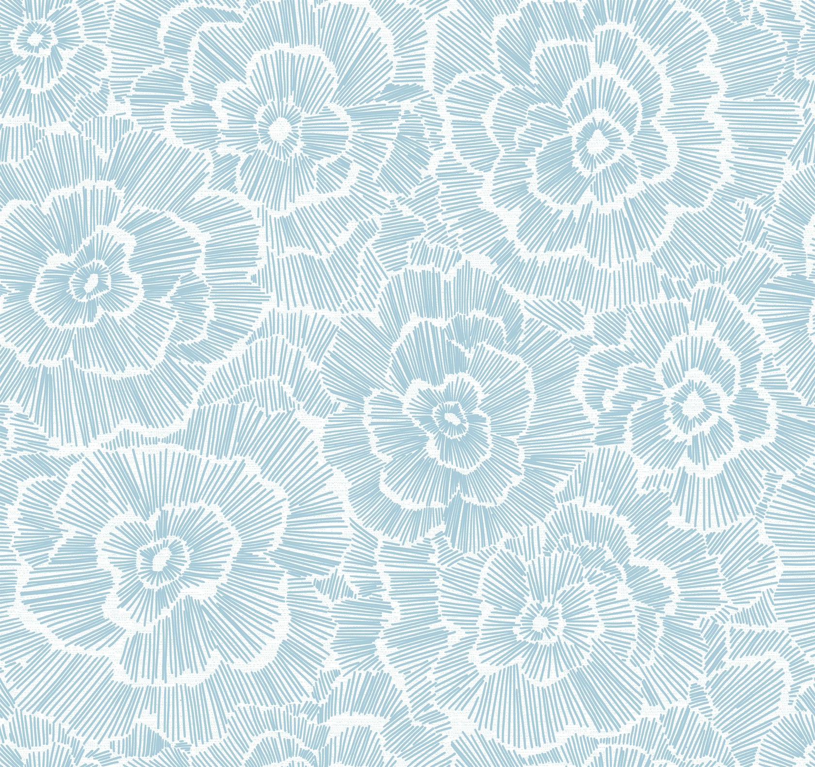 Garden Rose Blue Floral Traditional and Removable Wallpaper – PORTRAY DECOR